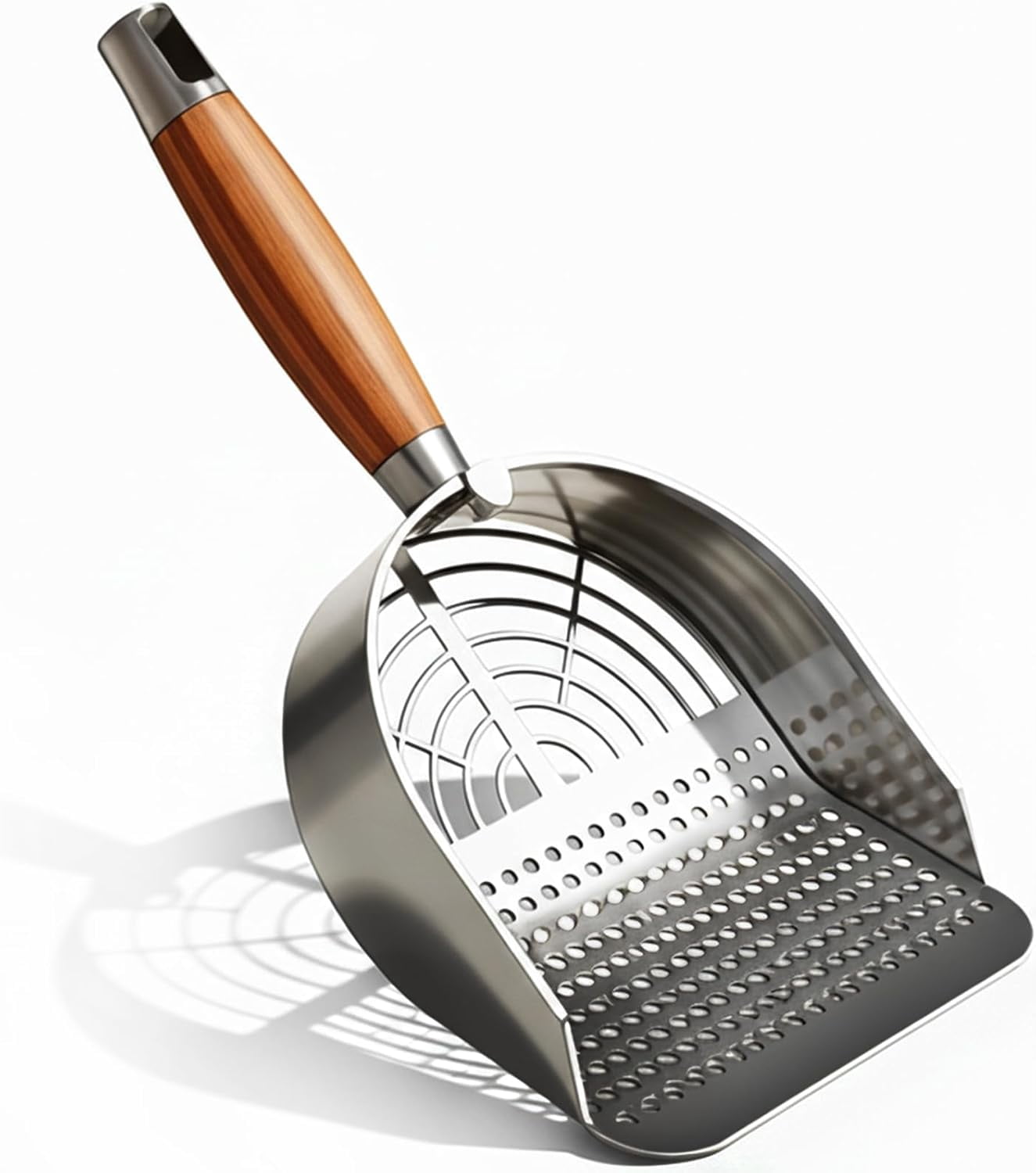 Cat Litter Scoop 304 Stainless Steel Litter Shovel, Heavy Duty Litter ...
