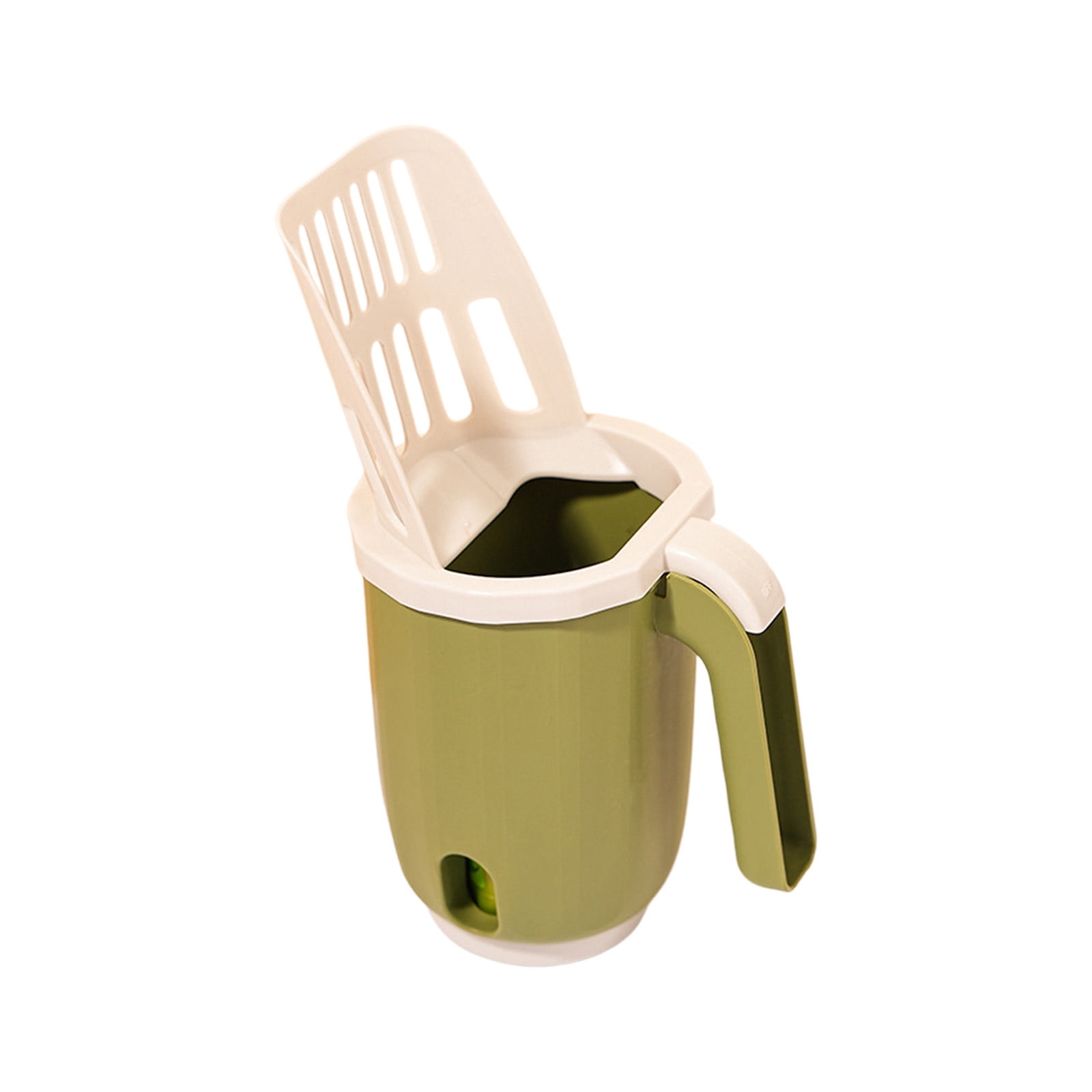 Cat Litter Scoop with Integrated Waste Bin and Storage Holder Three-in ...