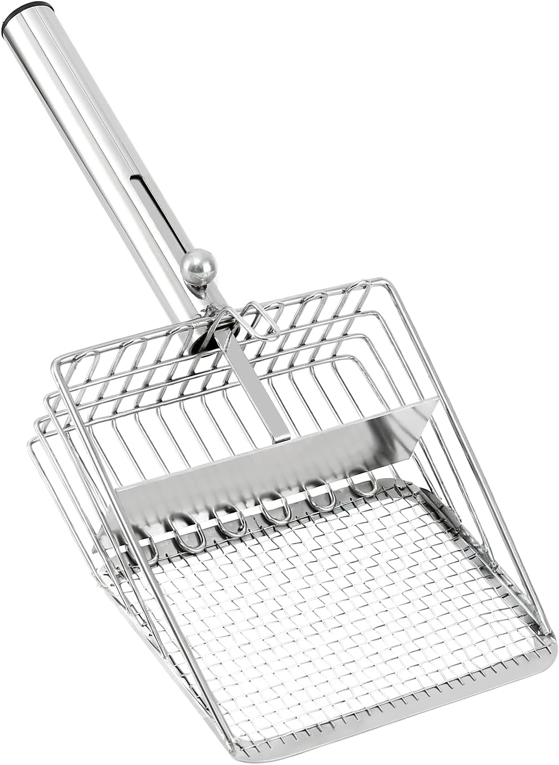 Cat Litter Scoop - Stainless Steel Metal Cat Litter Scoop -Large Size ...