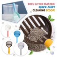 Cat Litter Scoop Tofu Rapid Filtering Sieve,Dual-Color Durable Plastic ...