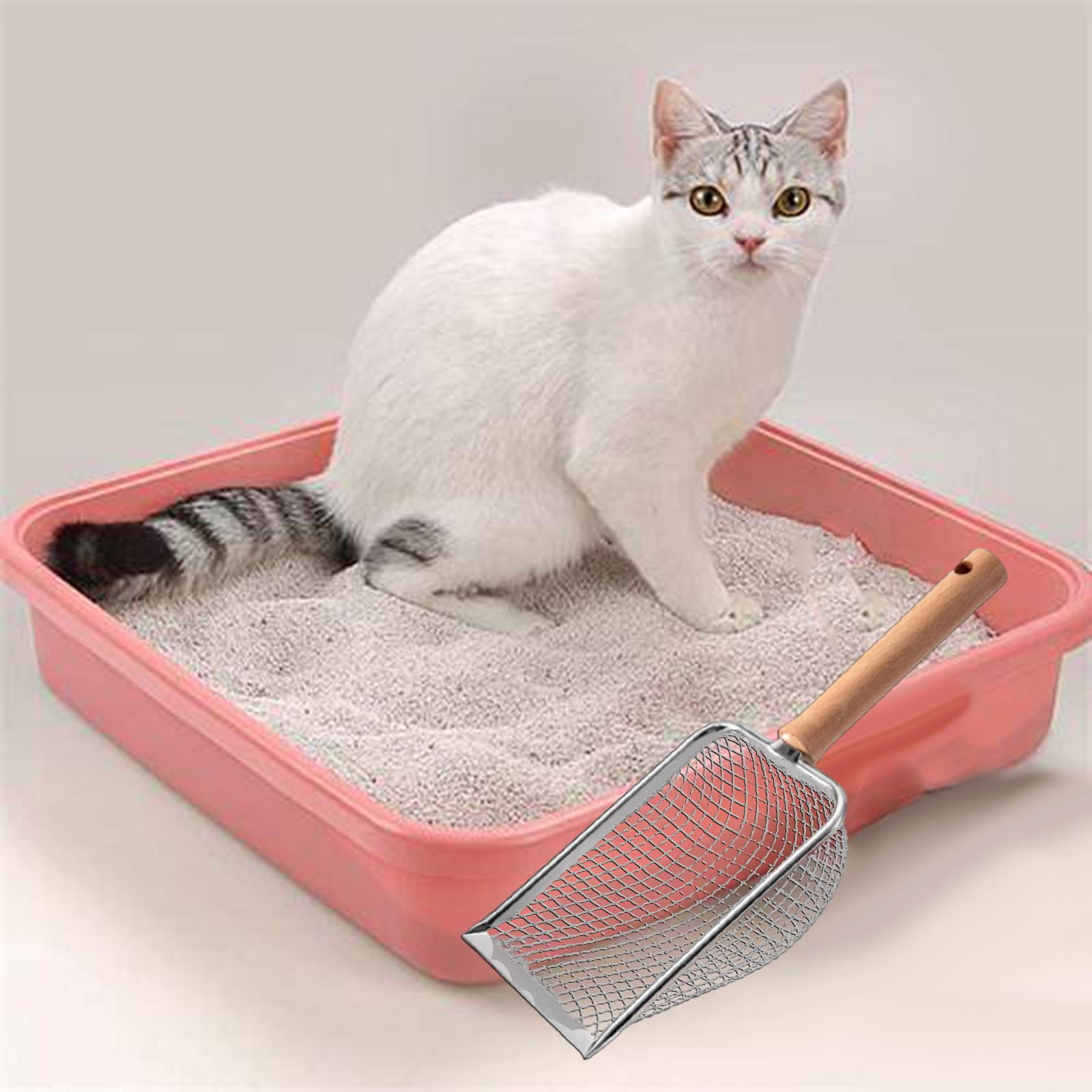 Cat Litter Scooper Deep Scooper Stainless Steel Mesh Scooper Kitten ...