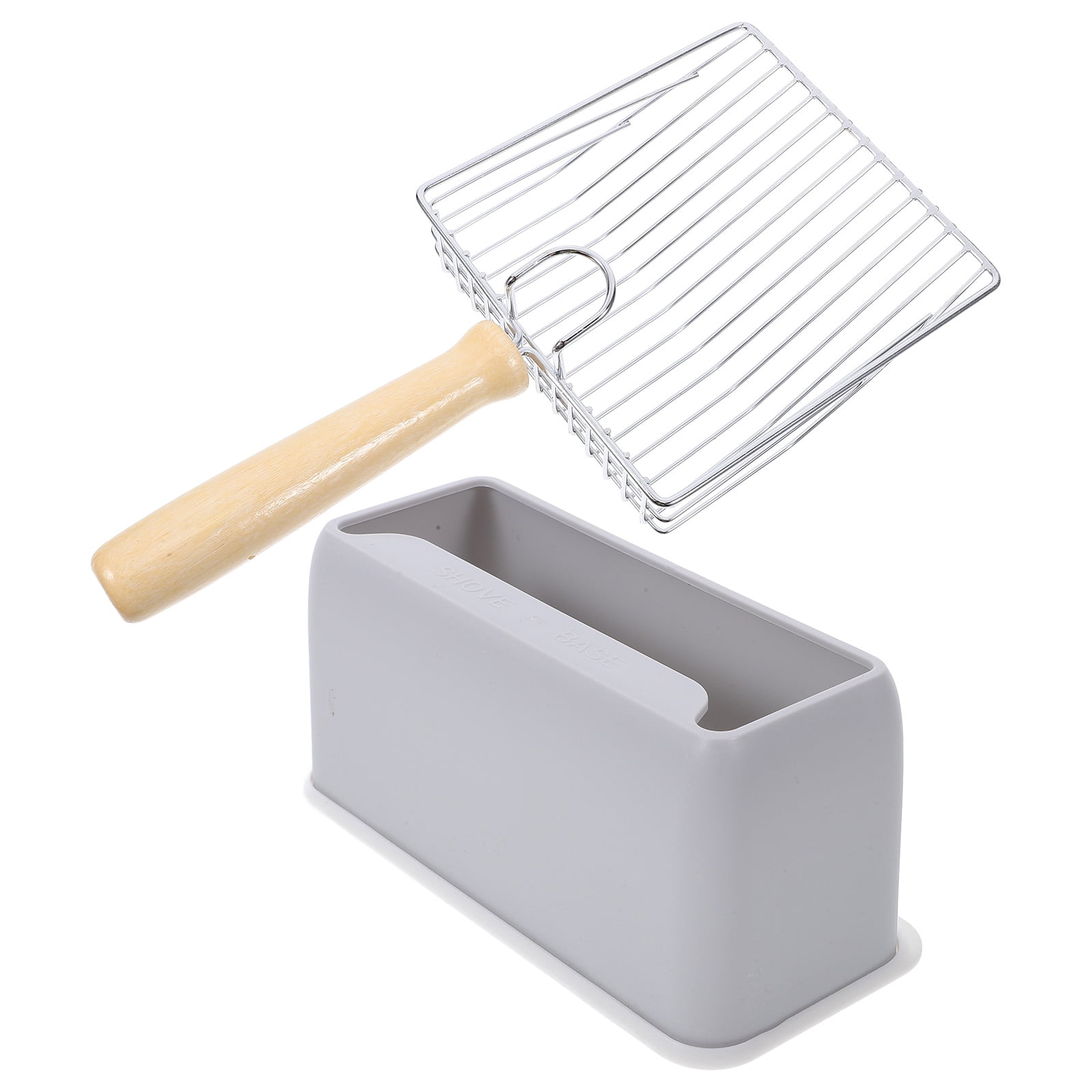 1 Set Stainless Steel Cat Litter Scoop with Box for Pets - Walmart.com