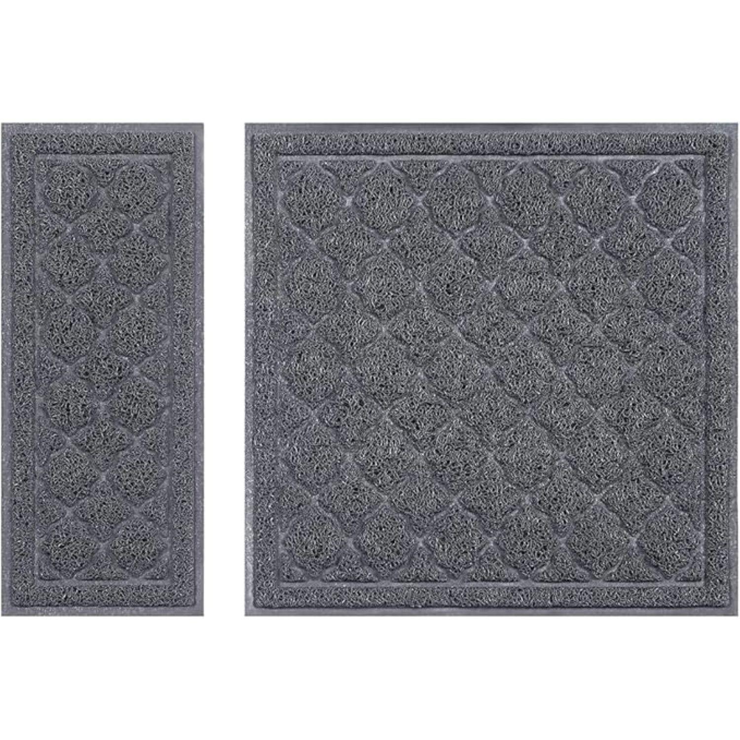 Cat Litter Trapping Mat, Litter Box Scatter Control Pad, Litter Free ...