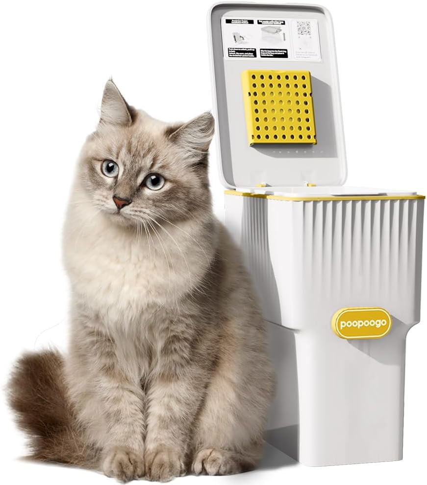 Cat Litter Trash Can, Best Cat Litter Disposal Bin, Cat Waste Container ...