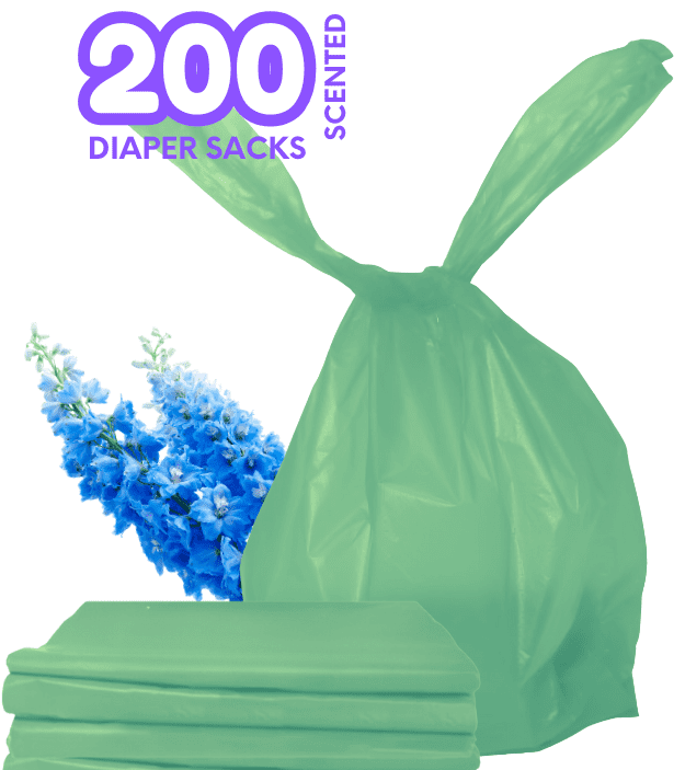 Cat Litter Waste Bags (200 Count) Dog Poop Bags with Easy Tie Handles ...