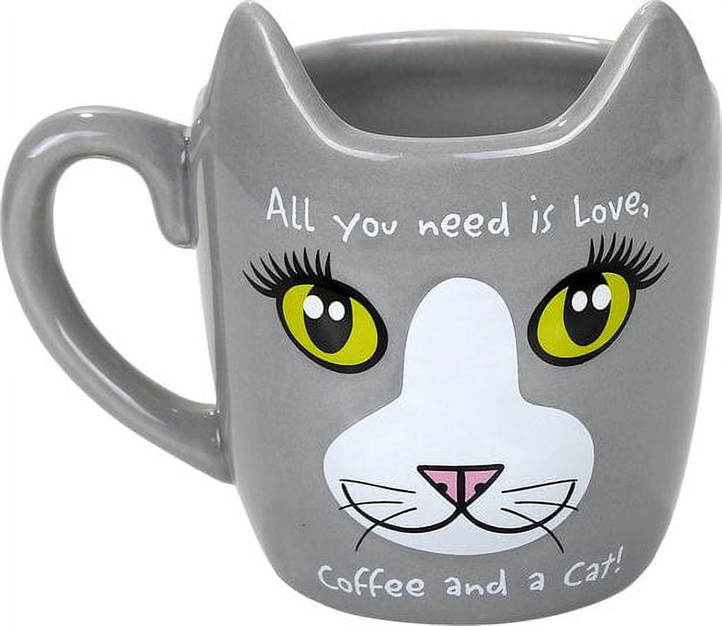 Cat: Love Coffee Cat Mug - Walmart.com