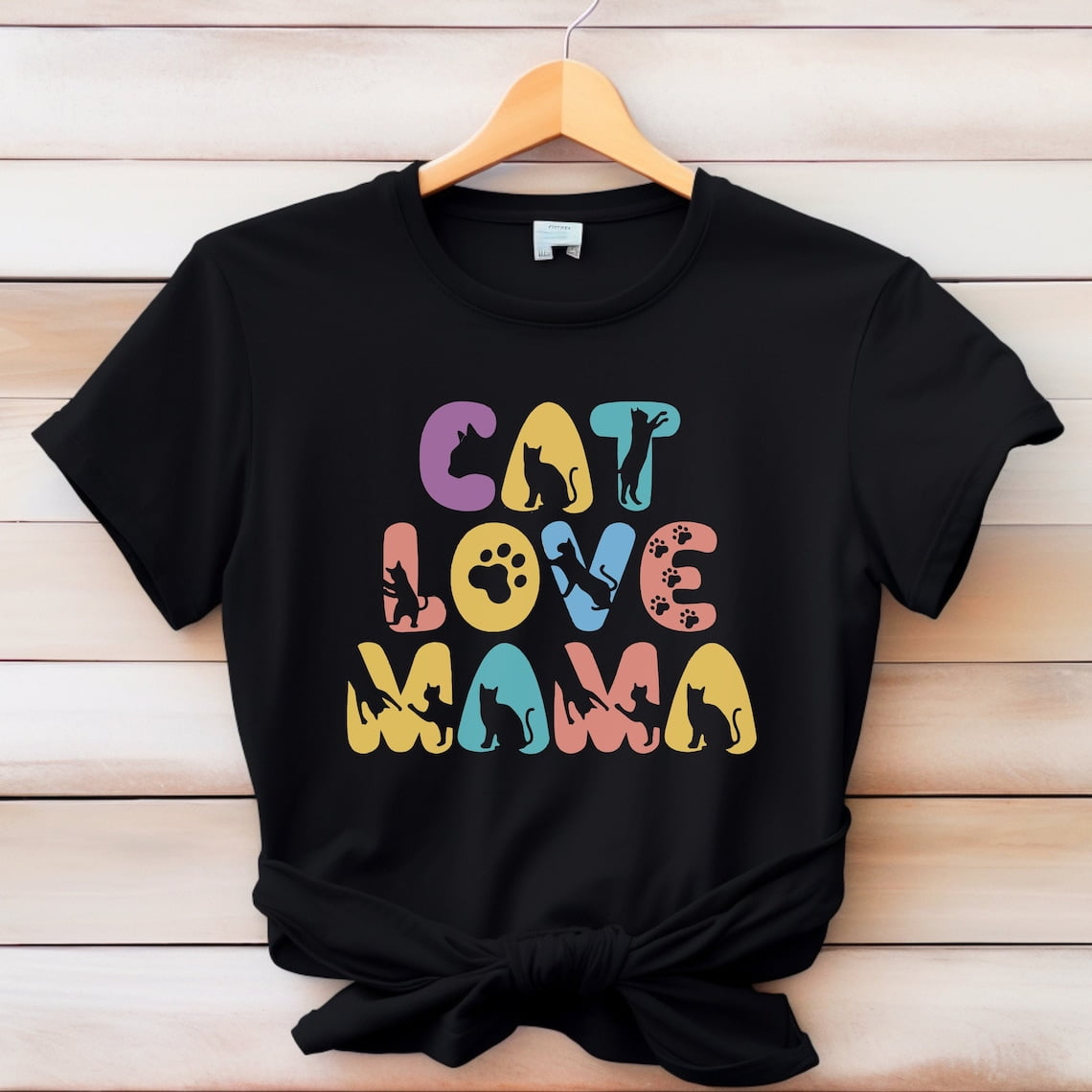 Cat Love Mama T-Shirt, Cat Lover Girl's T-Shirt, Cat is my Love Shirt ...