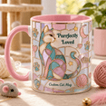 Cat Lover Mug 3D Effect Custom Cat Mug with Purrfectly Loved Design ...