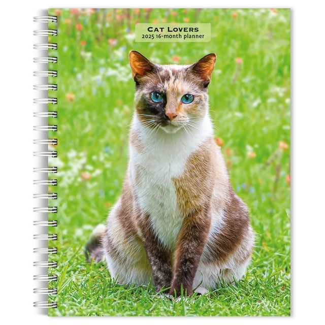 Cat Lovers | 2025 6x7.75" Spiral-Bound Engagement Planner Calendar ...