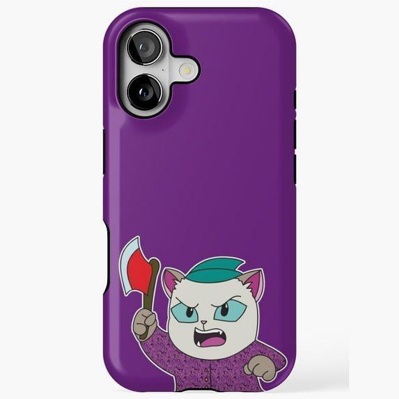Cat Lumberjack Kipo Inspired Cartoon Tough Case for iPhone 17 11 12 13 ...