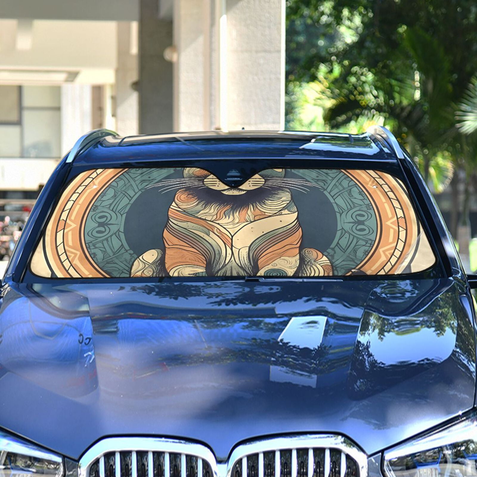 Cat Magic Array Lion Automotive Front Car Windshield Sun Shade ...