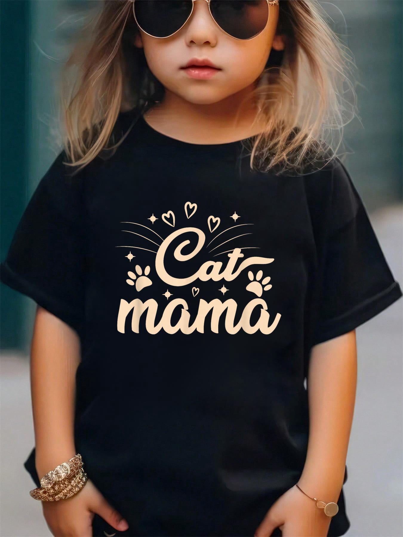 Cat Mama - Cat Mom - Funny Cat Paw - Classic Kids T-Shirt for Kids ...