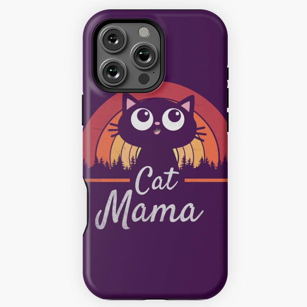 Cat Mama Phone Case for iPhone 16 15 14 13 12 11 Pro Max M5909558 ...
