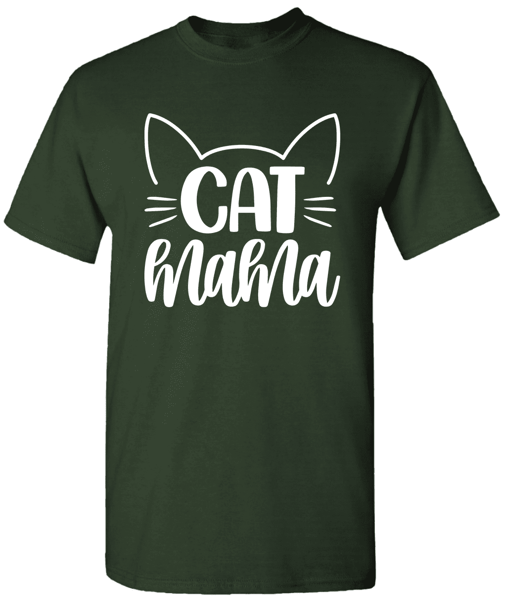 Cat Mama Vintage Cat Tees Cat T-Shirt For Women Pastel Cotton Cat T ...