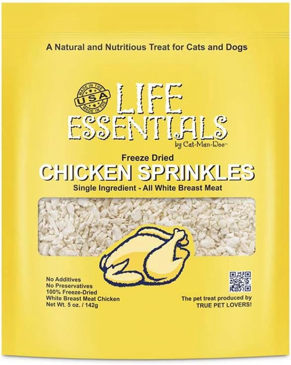 Cat-Man-Doo Life Essentials All Natural Freeze Dried Chicken Crushed ...
