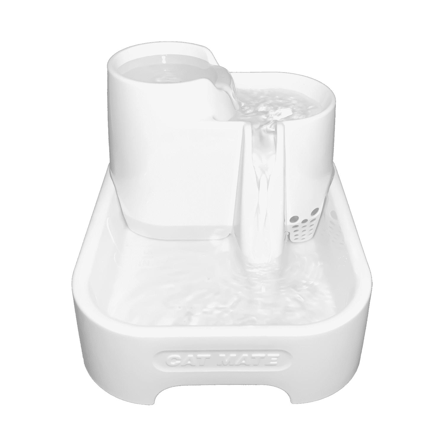 Cat Mate, Pet Fountain, 70 Fl Oz, 3-Level with Filter and Quiet Pump ...