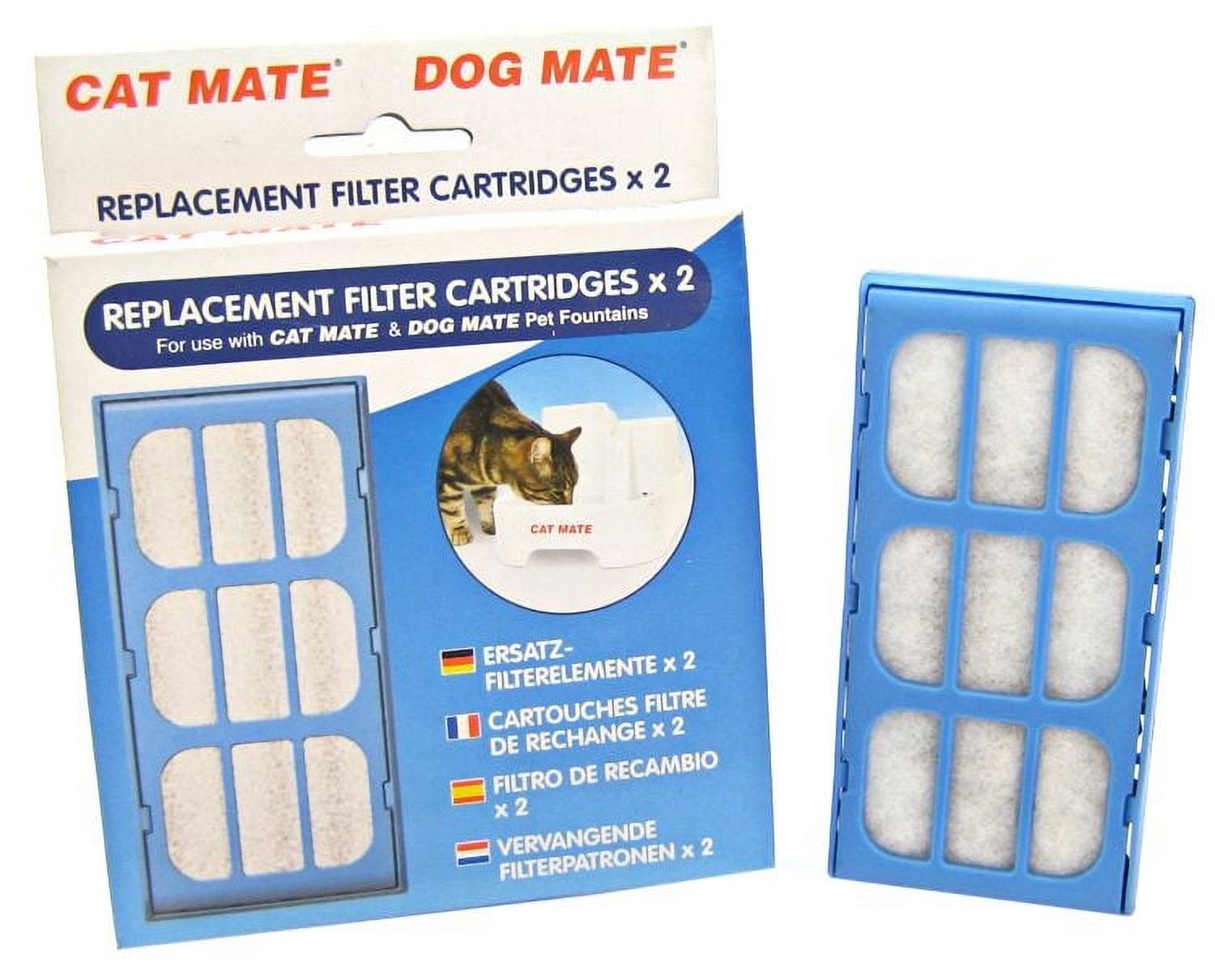 Cat Mate Replacement Filter Cartridge for Pet Fountain [Cat Replacement ...