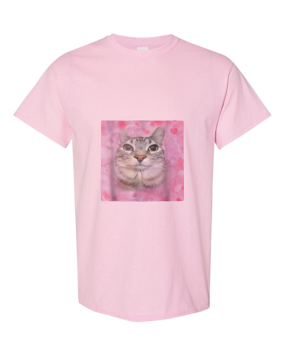 Cat Meme Funny Internet Feline Humor Pet Lover Viral T-Shirt, for men ...