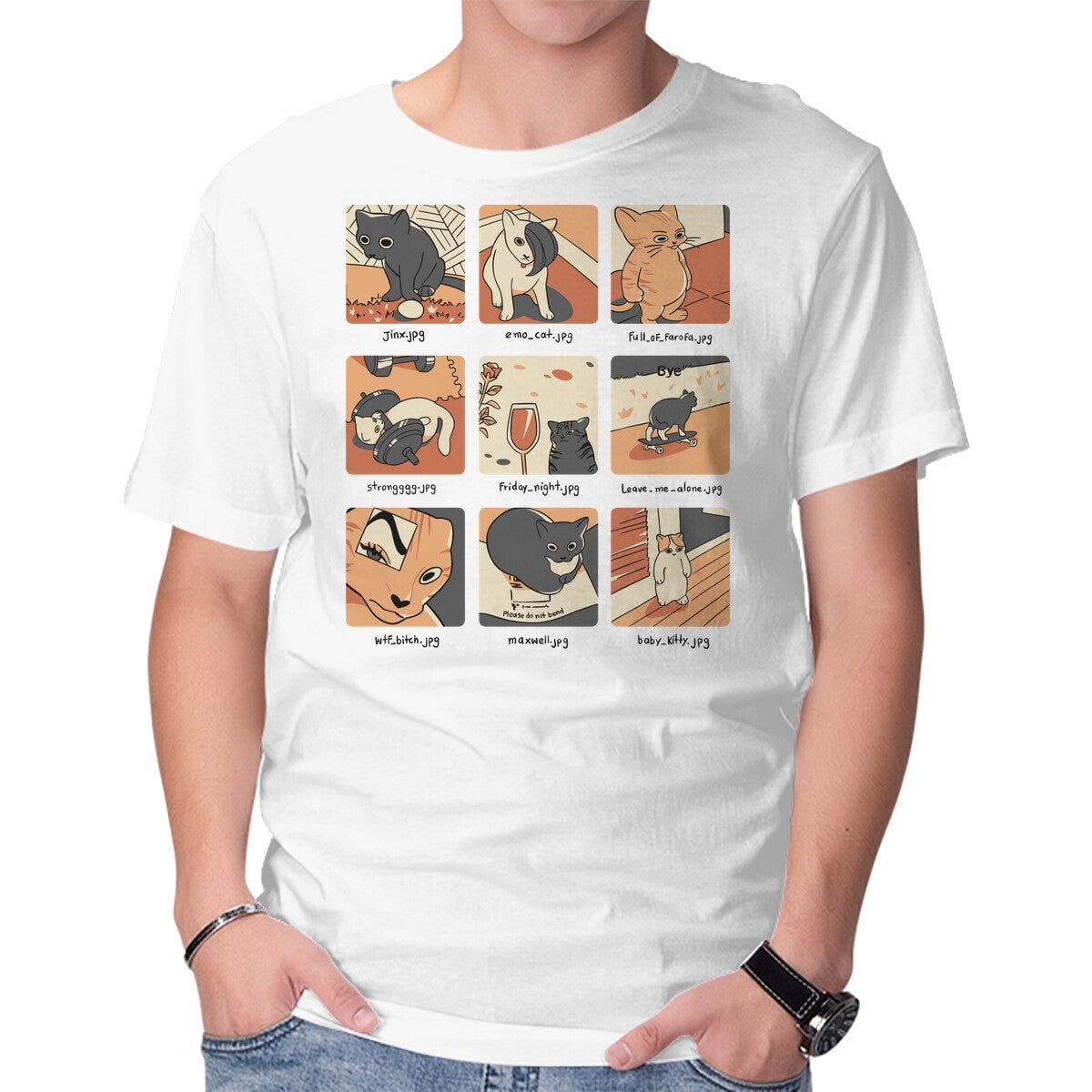 Cat Meme Unisex T-Shirt Tee Sweatshirt Hoodie Tank Top - Walmart.com