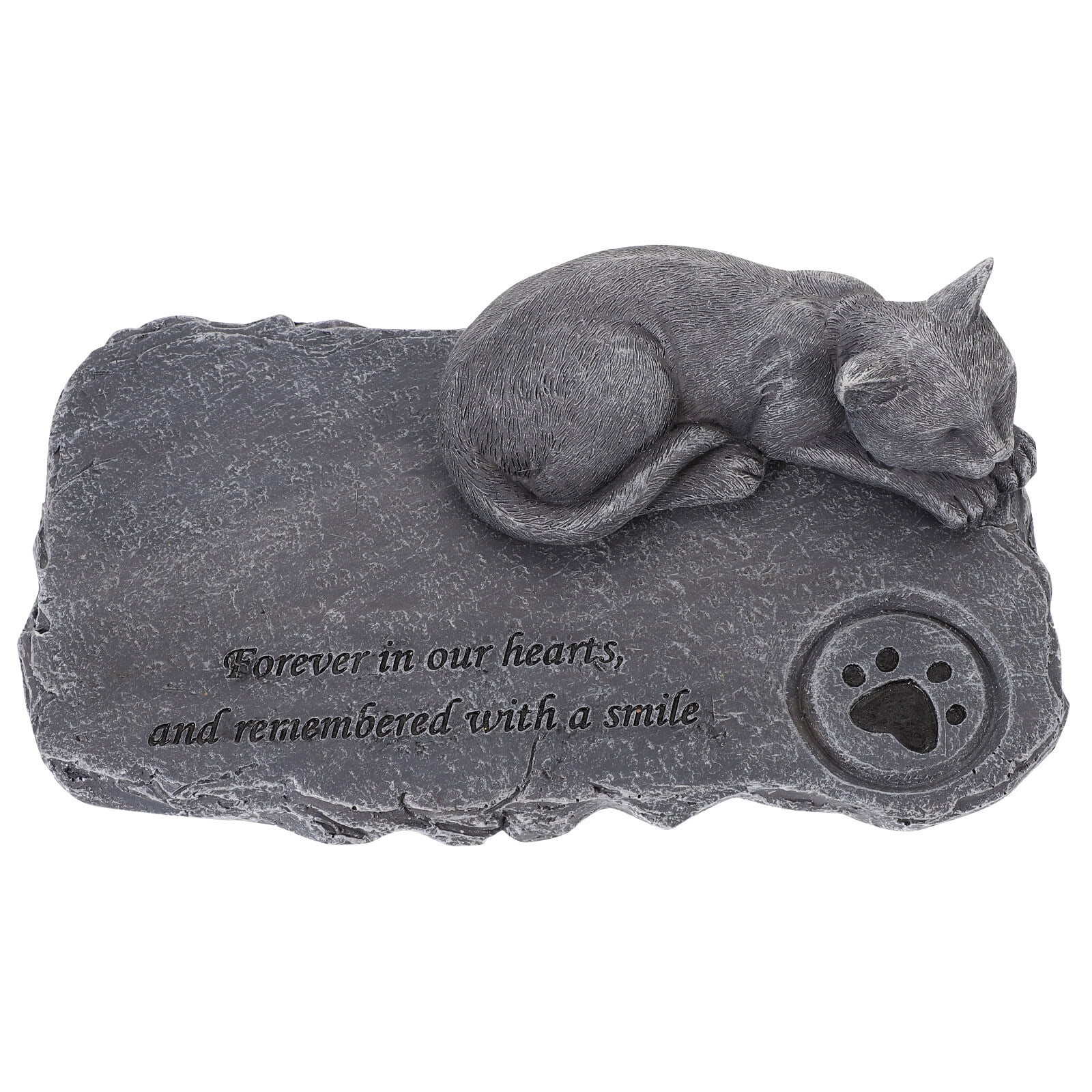 Cat Memorial Headstone Cat Tribute Statue Cat Passing Gift Pet Memorial ...