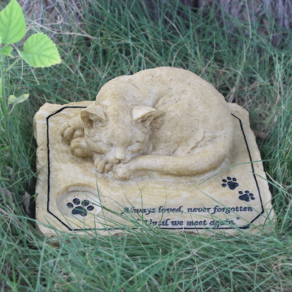 Cat Memorial Stones, Cat Memorial Headstones Grave Markers with A ...