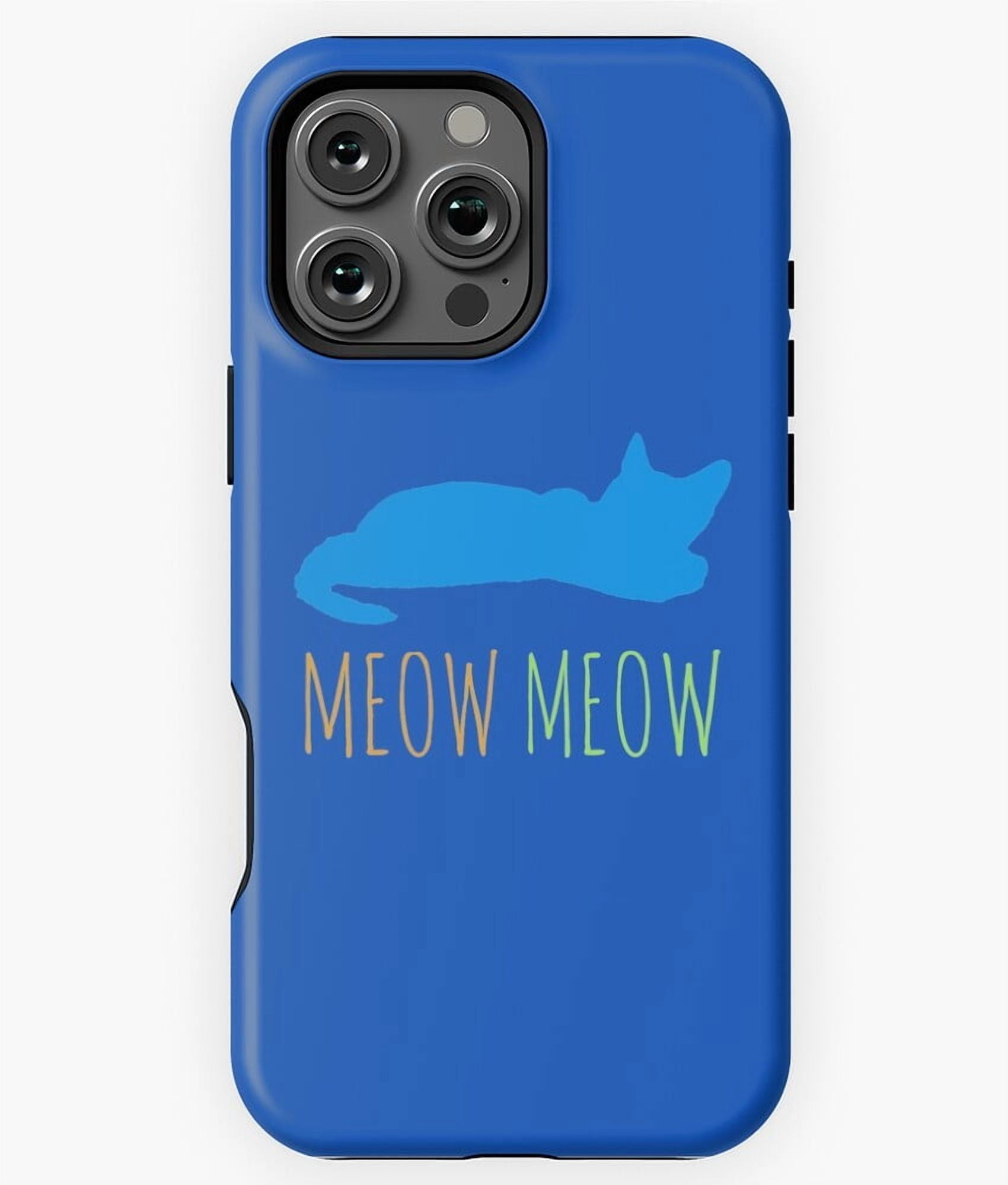 Cat Meow Meow Cute Kitty Sound M2871 Phone Case for iPhone 17 16 15 14 ...