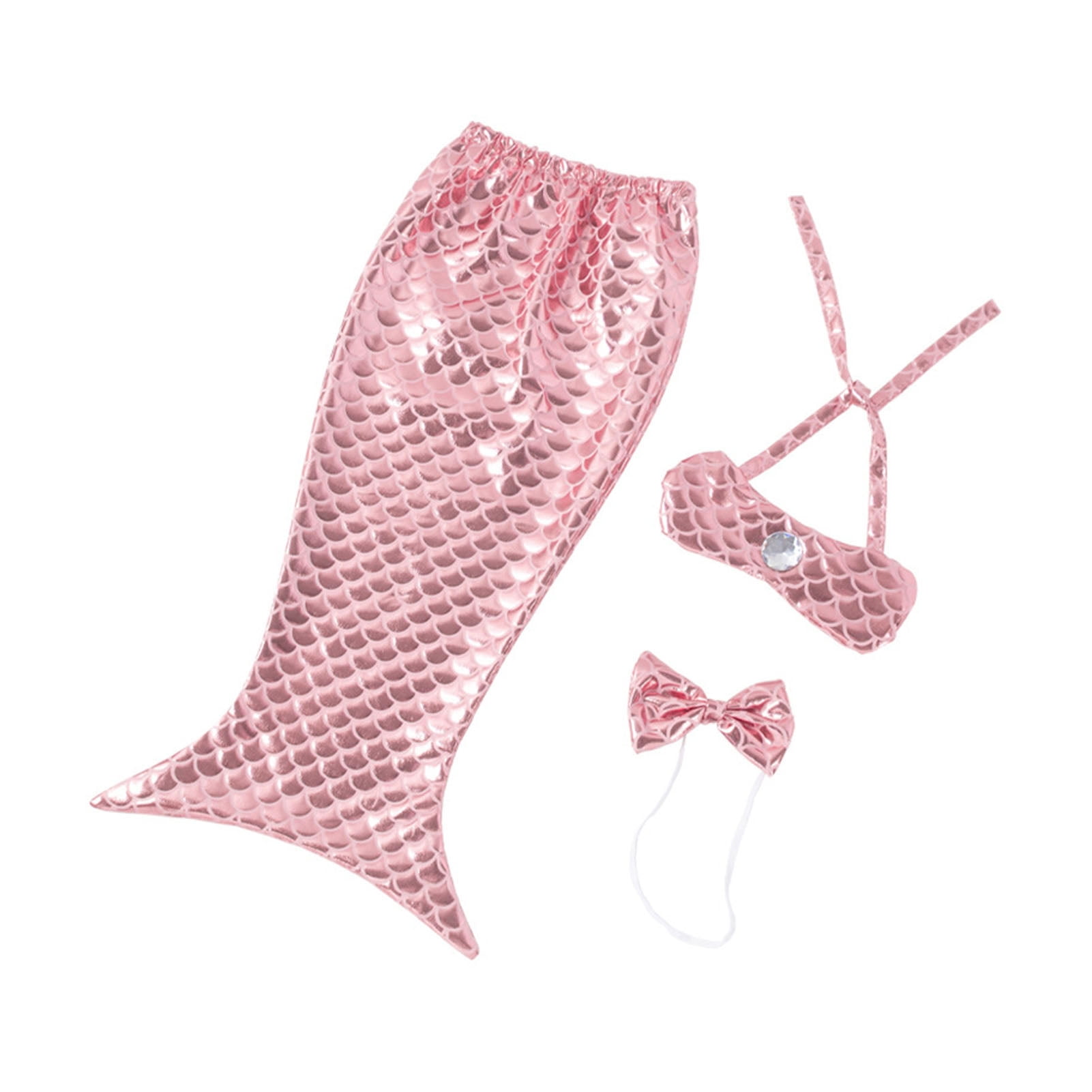 Cat Mermaid Costume Pet Mermaid Clothing Outfit with Bow Cat Cosplay ...