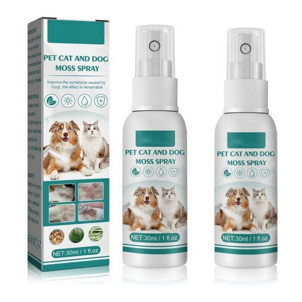 Cat Mite Spray,Pets Skin Care for Dogs and Cats Helps with Rash, Pet ...