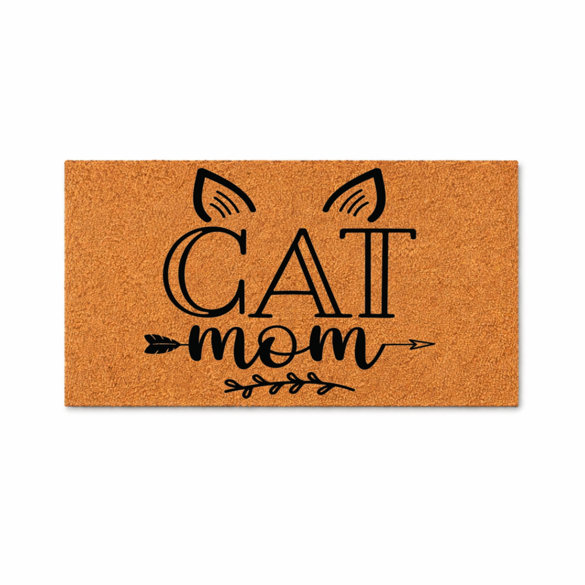 Cat Mom Doormat, Funny Cat Lover Entryway Door Mat, Indoor Outdoor ...