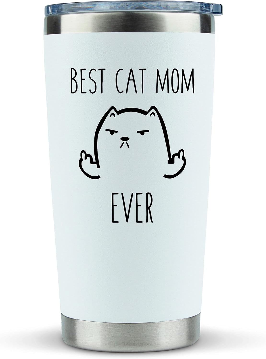 Cat Mom Gifts for Women Crazy Cat Lady Gifts for Women 20oz Cat Tumbler ...