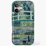Cat Monet Artistic Feline Painting Art Giverny iPhone 11 12 13 14 15 16 ...