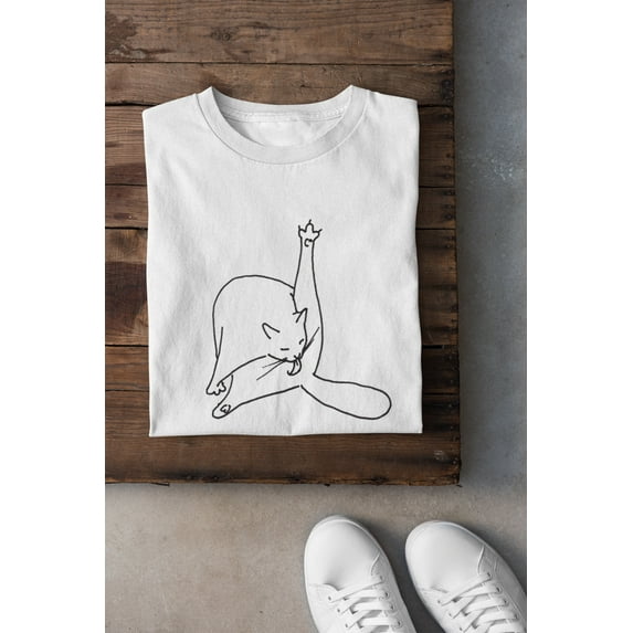 Cat Mood T-Shirt - Funny - Aesthetic T shirt 825849093 - Walmart.com