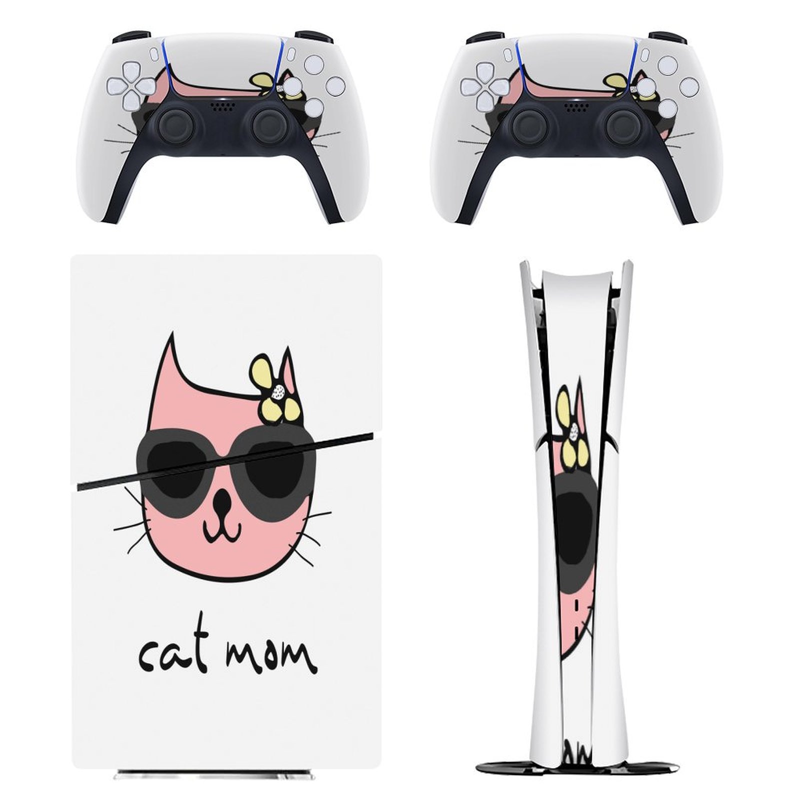 Cat Mother, Pet PS5/PS5 Slim Digital Disc Skin Sticker For Console And ...