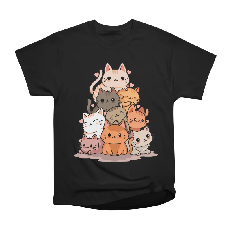 Cat Mountain T-Shirt Tee Gift For Him Merch For Her Apparel For Friend ...