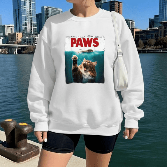 Cat Mouse Chase Cartoon Style Funny Humorous Playful Feline Graphic ...