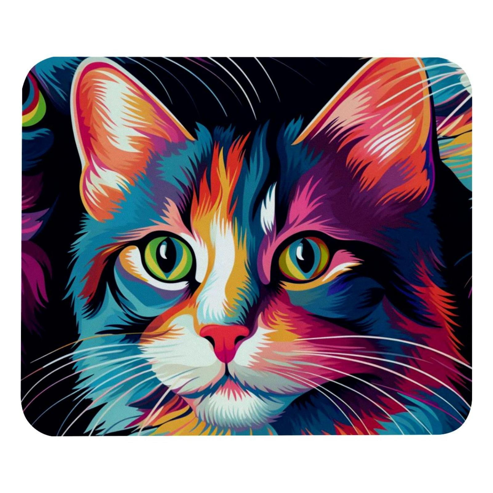 Cat Mouse Pad, Cloth with Rubberized Base - Walmart.com