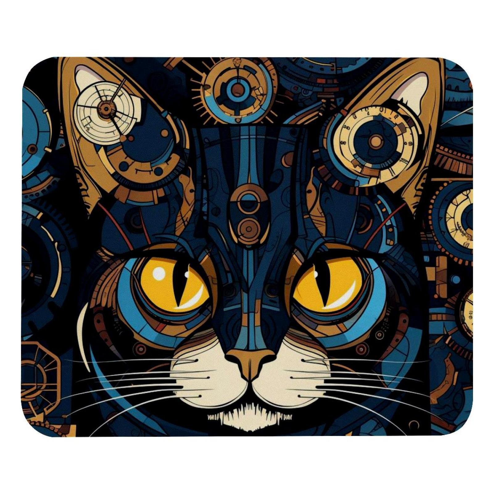 Cat Mouse Pad, Personality Design Rubber Base for Office Decor for ...