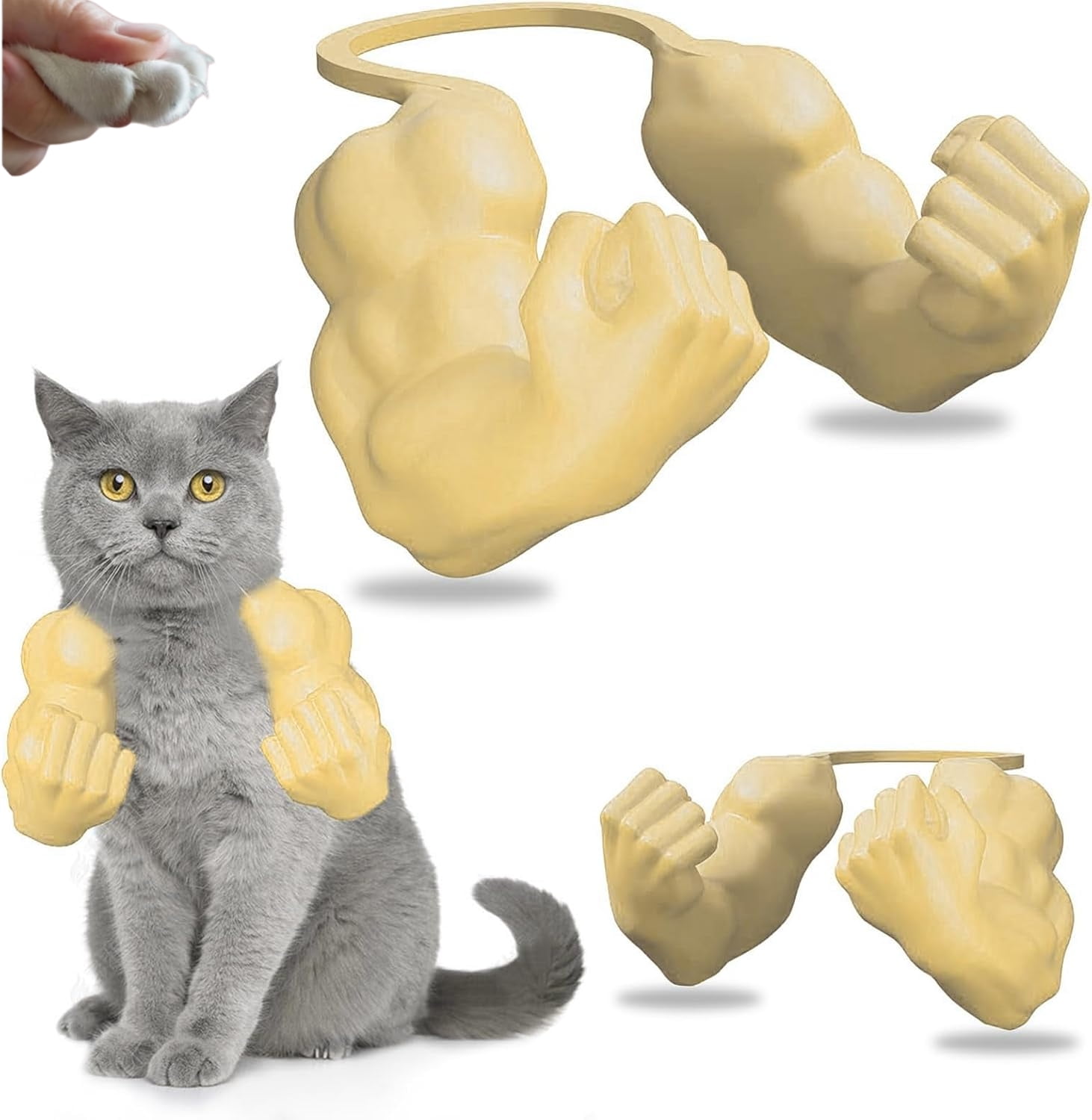 Cat Muscle Arm Halloween Cat Costume Accessory 3D Printed Cat's Neck ...