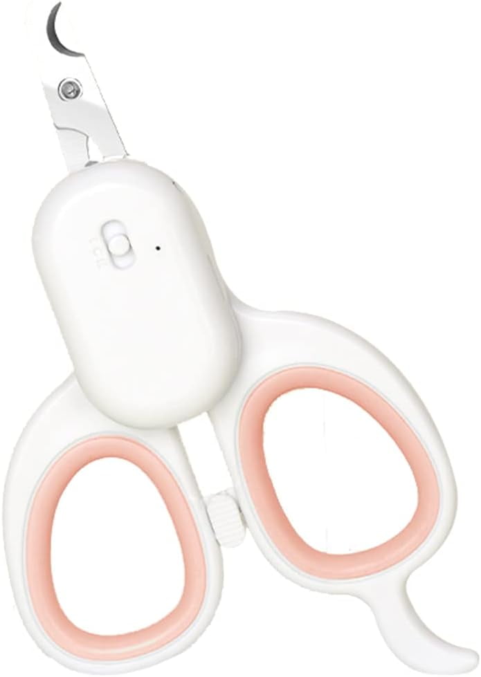 Cat Nail Clipper with Light LED Pet Clippers Rabbit Claw Trimmer with ...