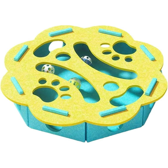 Cat Nail File Enrichment Box,Eye-catching design, interactive scratcher ...