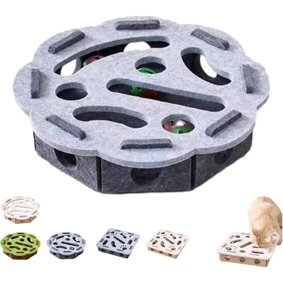 Cat Nail File Enrichment Box, Interactive Kitten Nail File Scratching ...