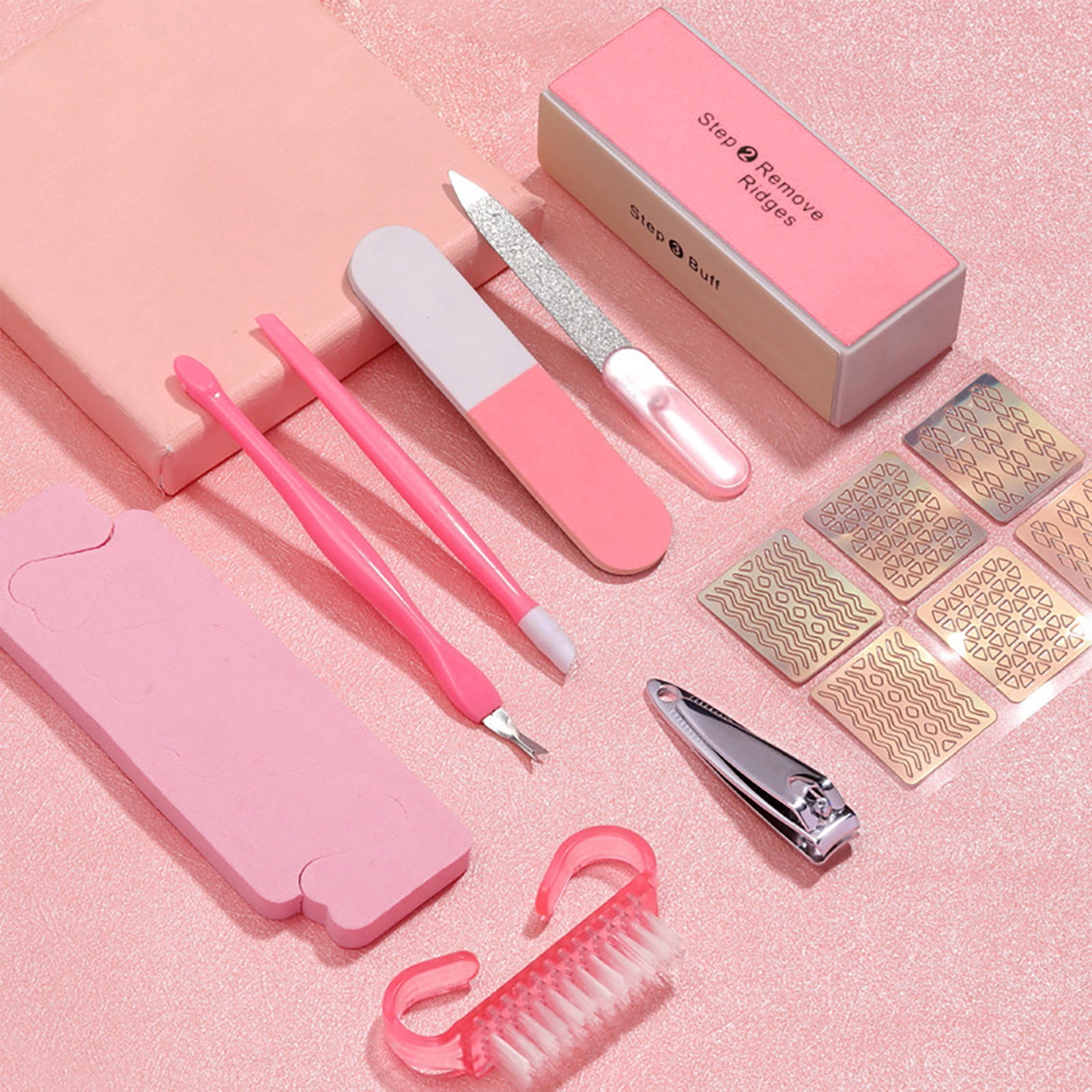 Cat Nail Filer Nail Buffer Shiner for Natural Nails 80/80 Grit Nail ...