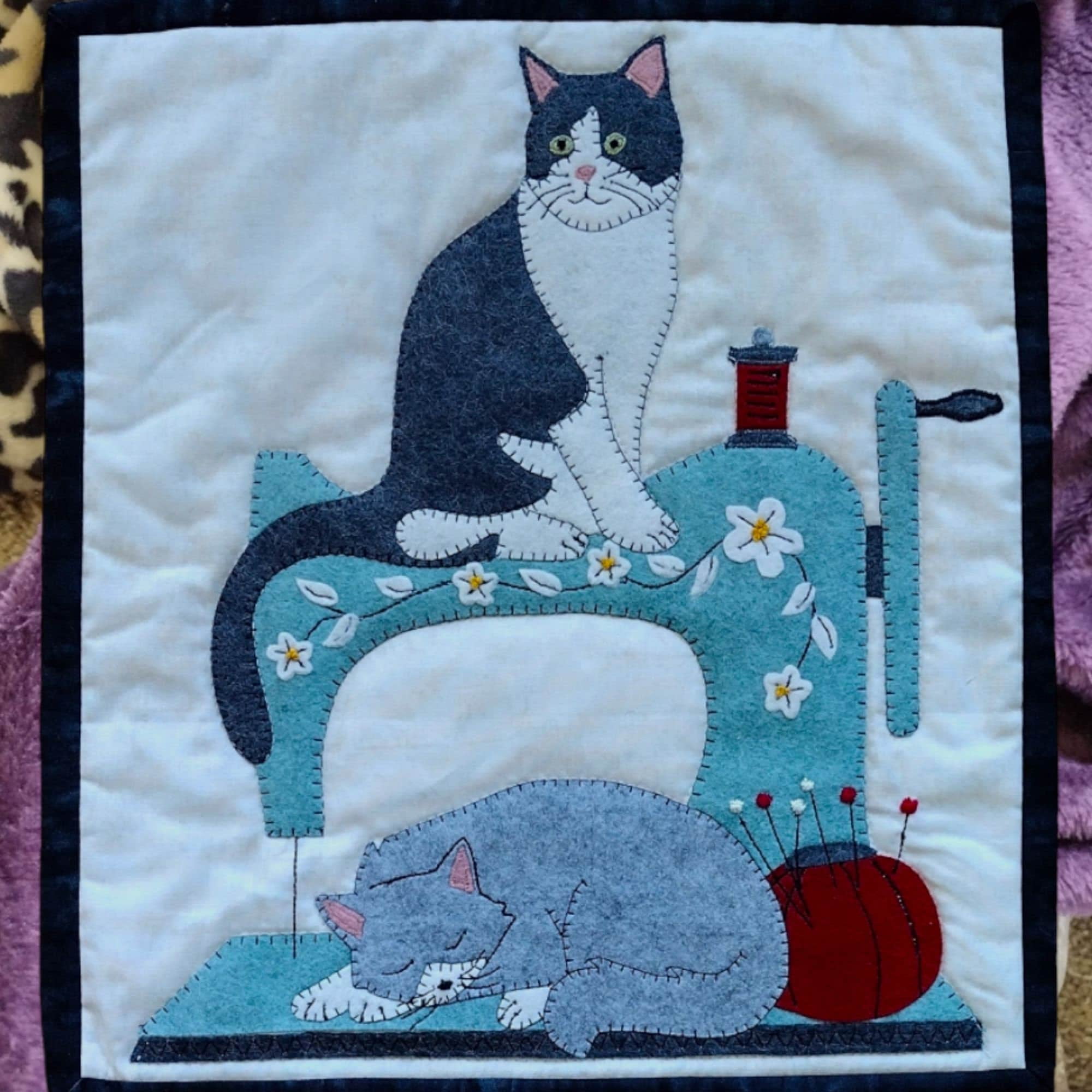Cat Nap Wall Quilt Pattern by Rachel's of Greenfield | Cat Quilt ...
