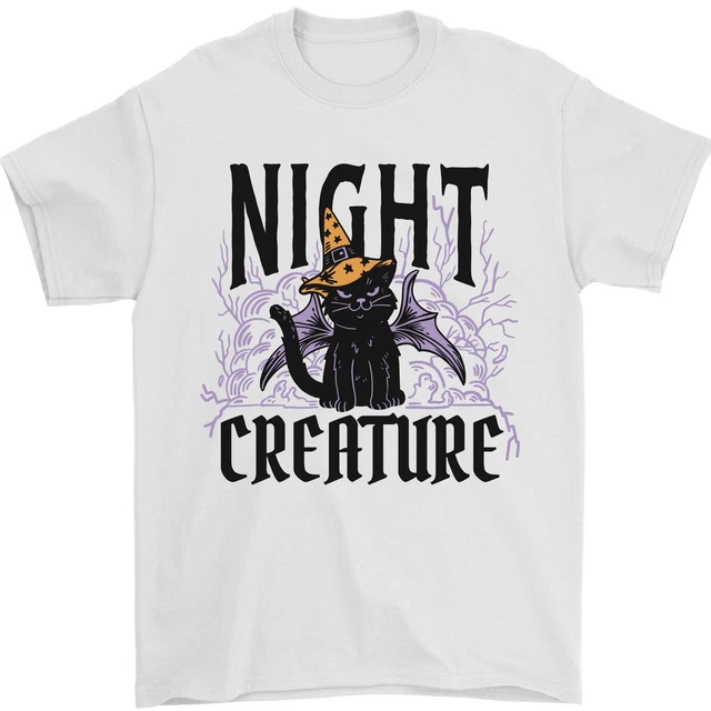 Cat Night Creature Witch T-Shirt - Walmart.com