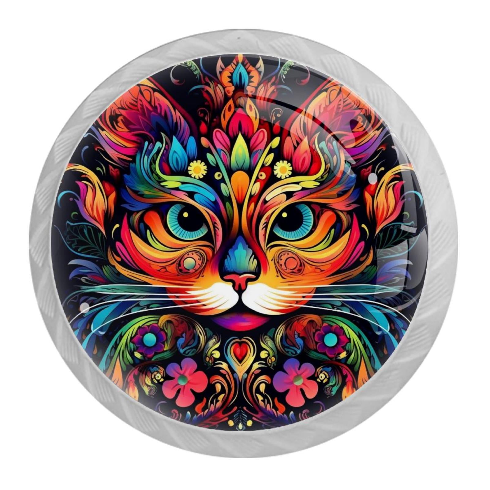 Cat Noble Custom Drawer Knobs - Transparent Cabinet Knobs ABS Glass ...
