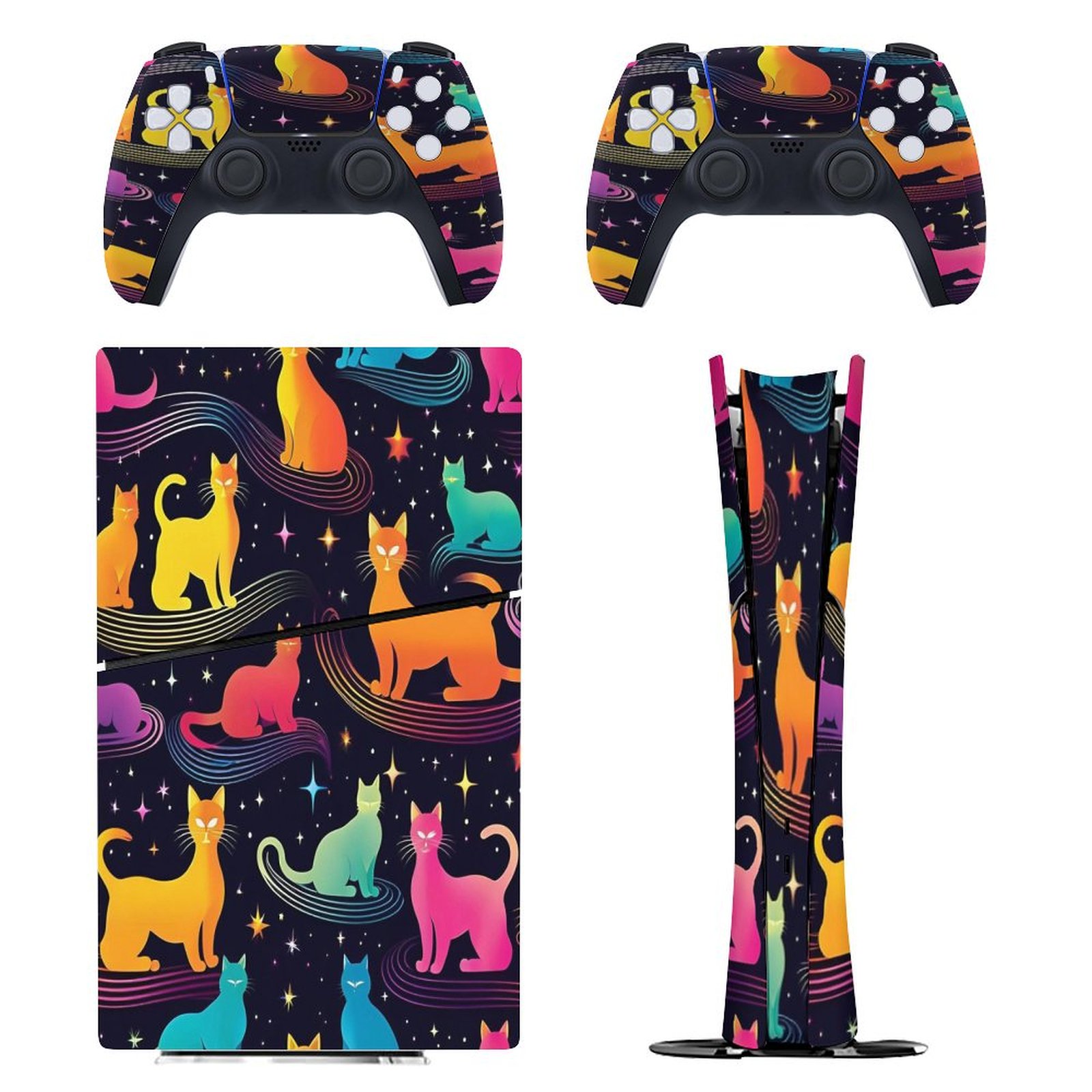 Cat, Note PS5/PS5 Slim Digital Disc Skin Sticker For Console And ...