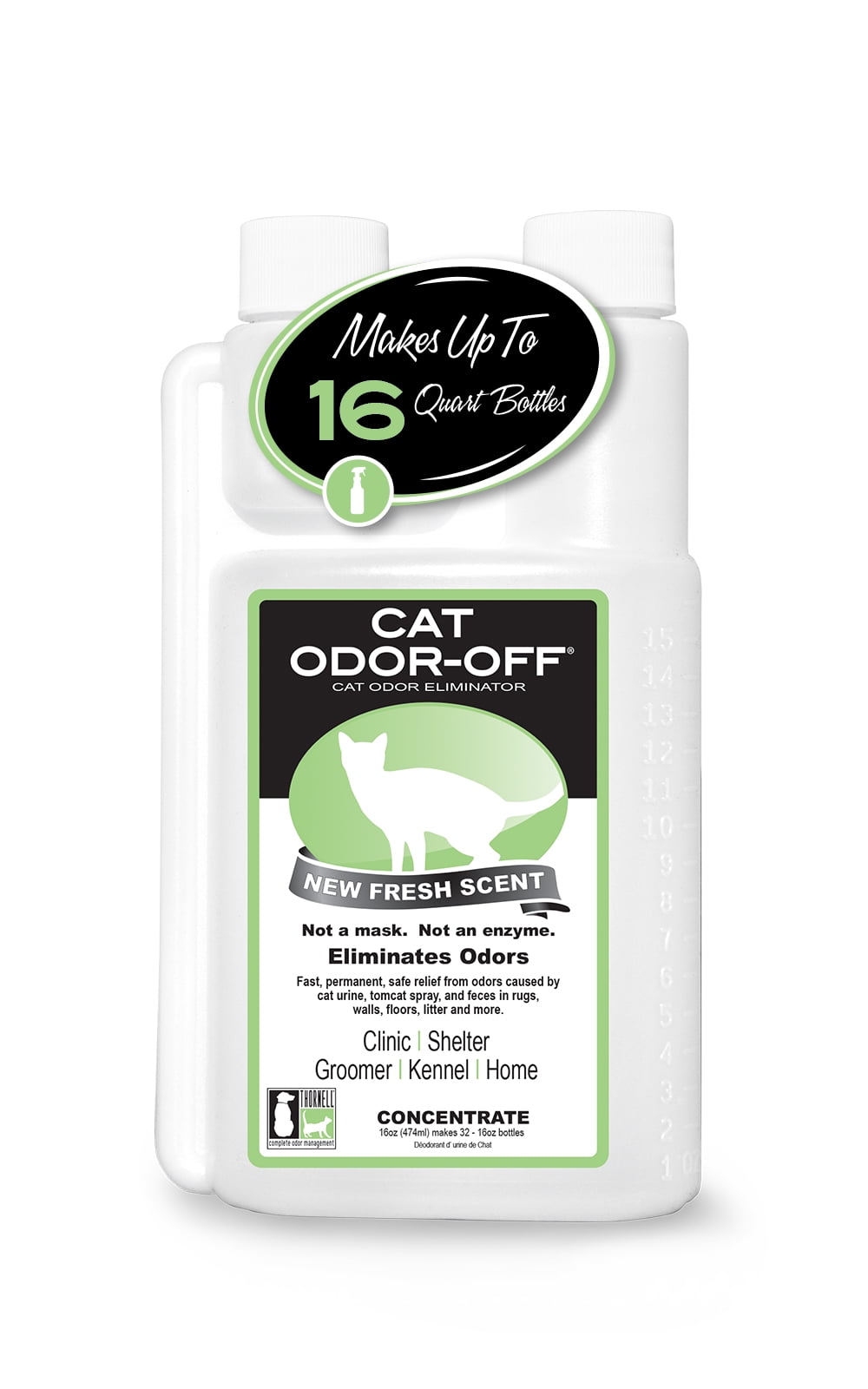 Odor-Off, Cat Odor-Off Concentrate, 16oz, Fresh Scent - Walmart.com