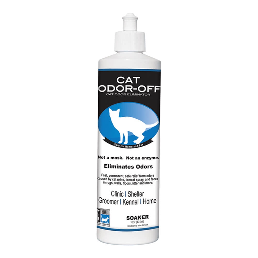 Thornell Cat Odor Eliminator Spray, 16oz, Removes Cat Urine, Litter Box ...