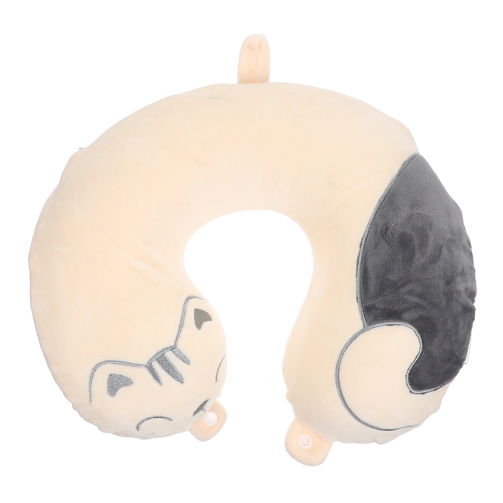 Cat Office Lunch Break Neck Pillow Round Support Pillows Car for Kids ...
