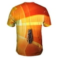Cat Orange Background Mens T-Shirt All Over Print - Walmart.com